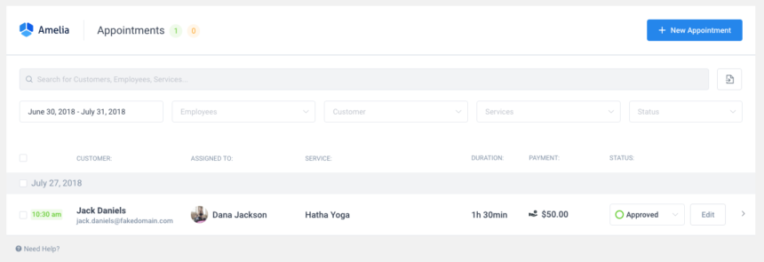 Quickstart Guide - Amelia WordPress Booking Plugin