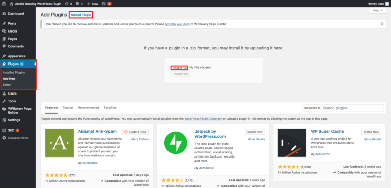 Installation | Amelia WordPress Booking Plugin