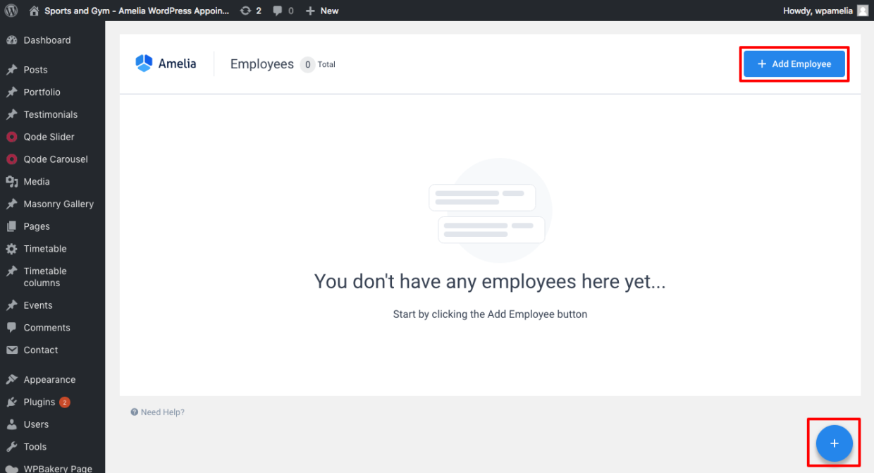 Quickstart Guide - Amelia WordPress Booking Plugin