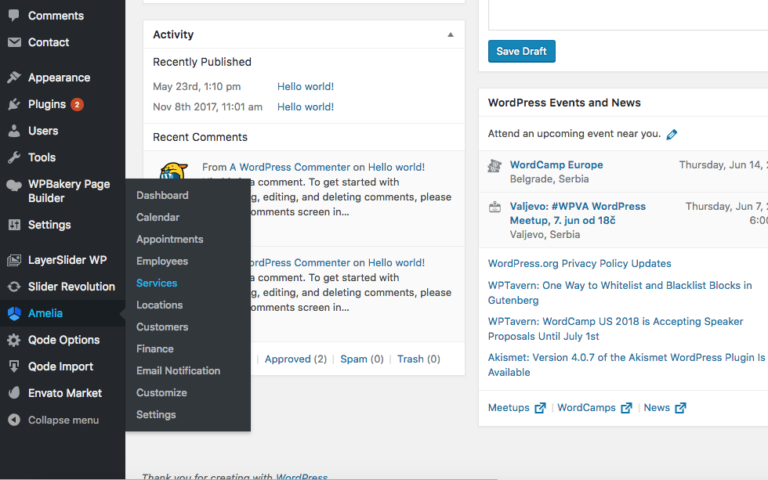 Quickstart Guide - Amelia WordPress Booking Plugin