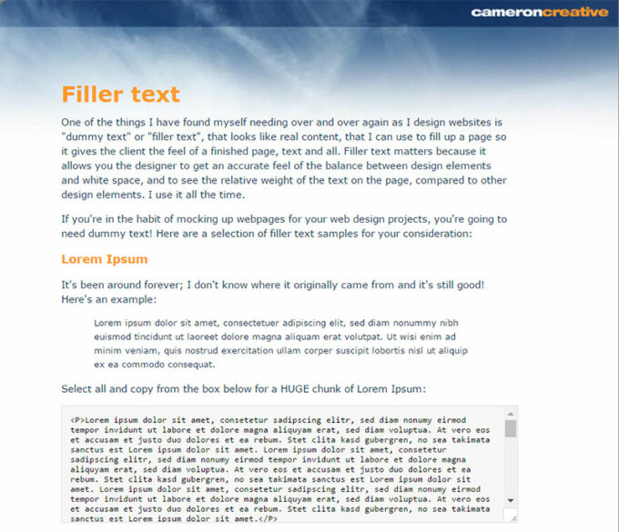 11 Great Dummy Text Generator Options to Choose From