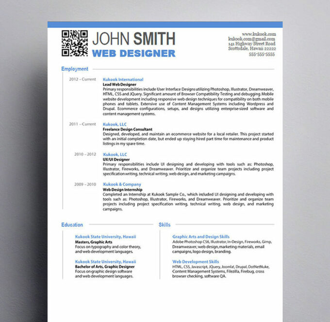 Perfecting Your Web Designer Resume: A Guide & Examples