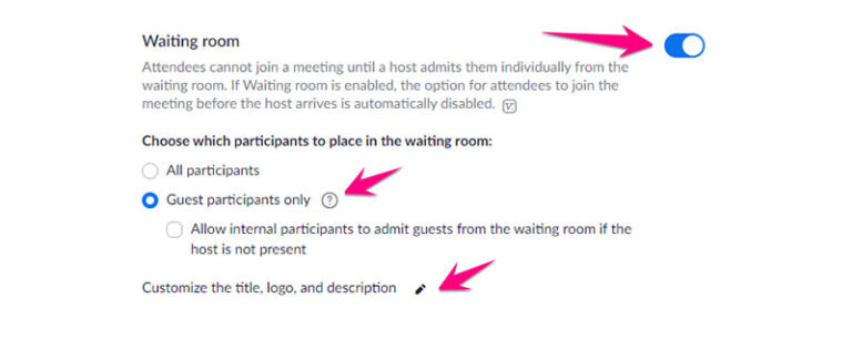How to Set Up a Zoom Waiting Room For More Secure Sessions