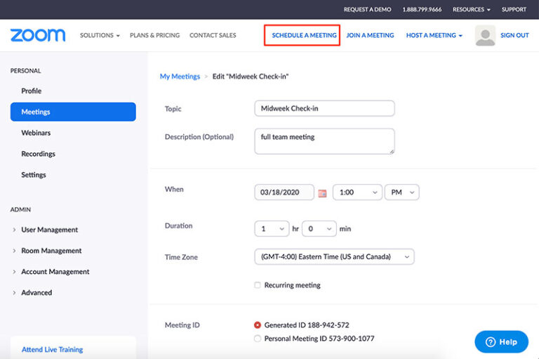 How to Schedule a Zoom Meeting and Invite Others