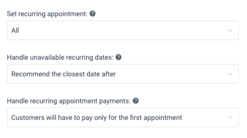 Recurring Appointments - Amelia WordPress Booking Plugin