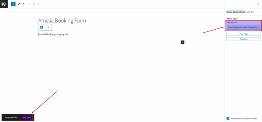 Step-By-Step Booking Wizard - Amelia WordPress Booking Plugin