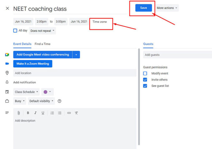How to Add Class Schedule to Google Calendar Easily