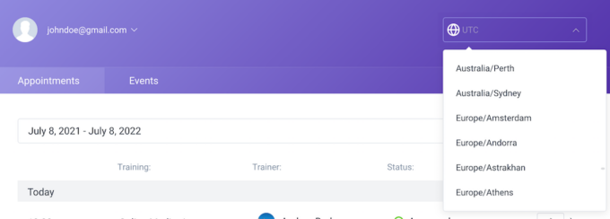 Front-end Customer Panel - Amelia WordPress Booking Plugin