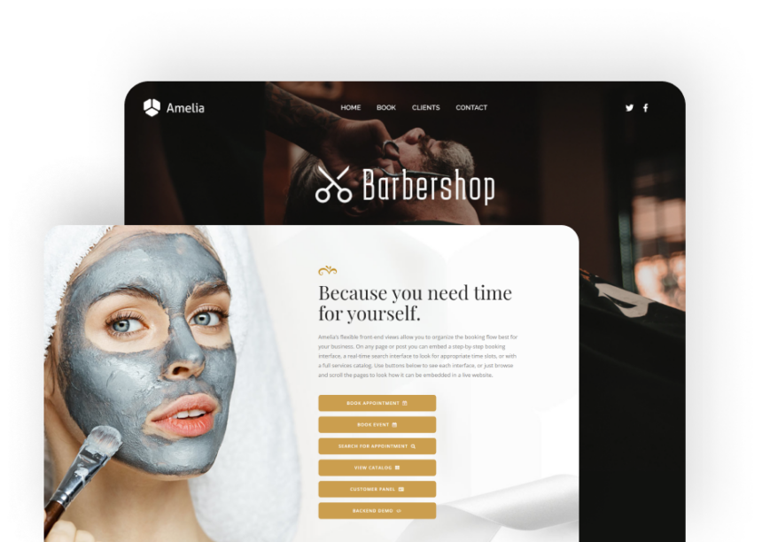 The Best Salon Booking WordPress Plugin | Amelia