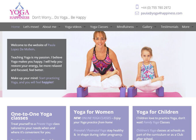 Yoga Colors to Use for a Website or Studio Interior