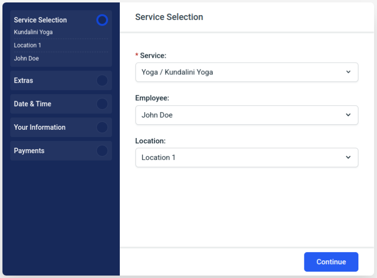 Step-By-Step Booking Form 2.0 Amelia WordPress Booking Plugin