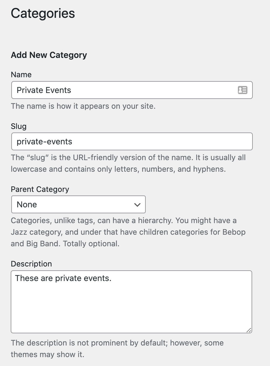 How to Create Private Events in WordPress