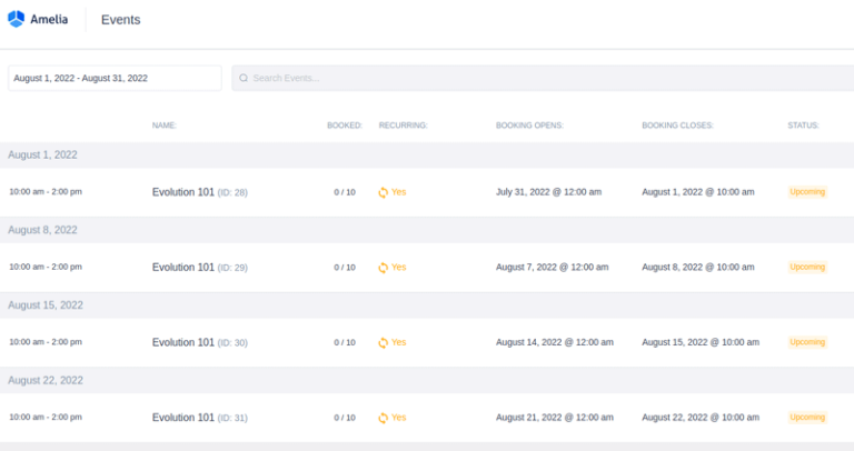 How to Set up Recurring Events on a WordPress Website