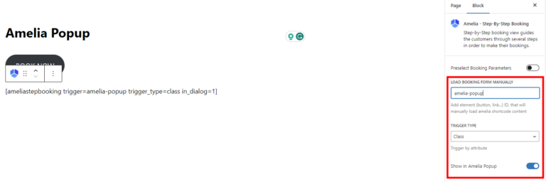 Amelia Popup - Amelia WordPress Booking Plugin
