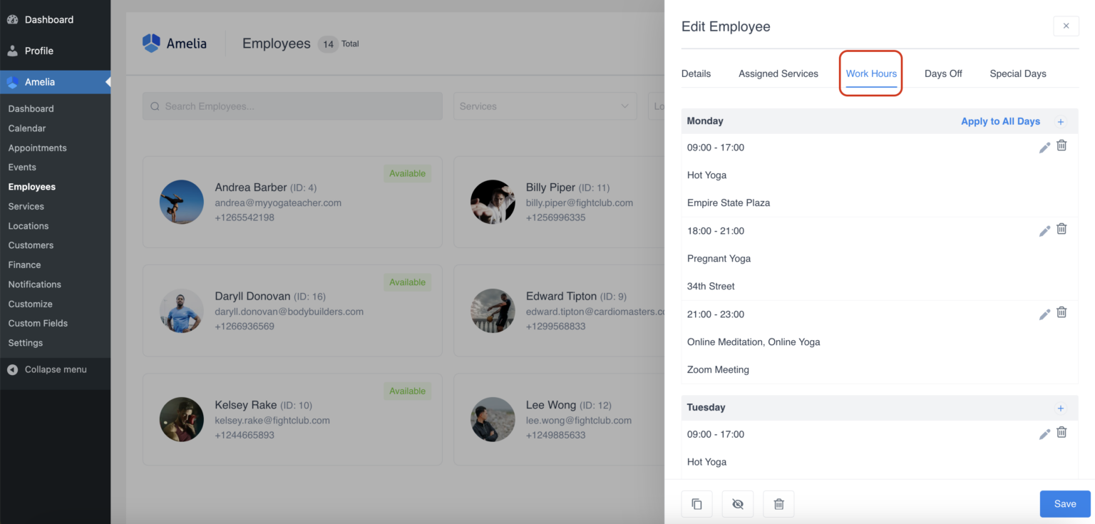 How to Configure Working Hours in Amelia: A Step-By-Step Guide