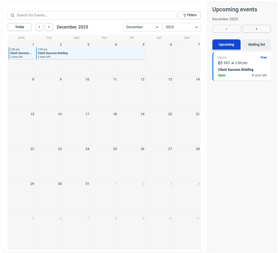 Event quick start guide - Amelia WordPress Booking Plugin