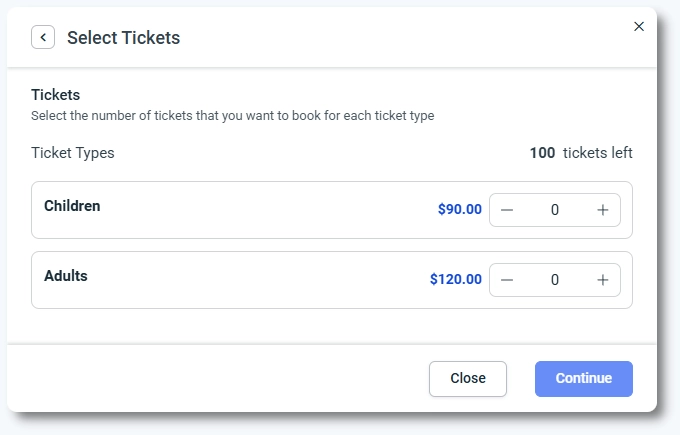 Tickets - Amelia WordPress Booking Plugin